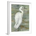 Art.com Textured Heron II Art Print by Jennifer Goldberger, White Frame ...