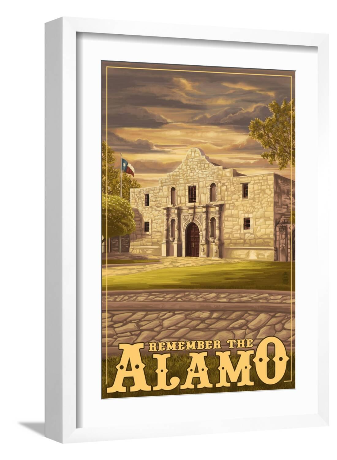 Art.com The Alamo Sunset - San Antonio, Texas Art Print by Lantern ...