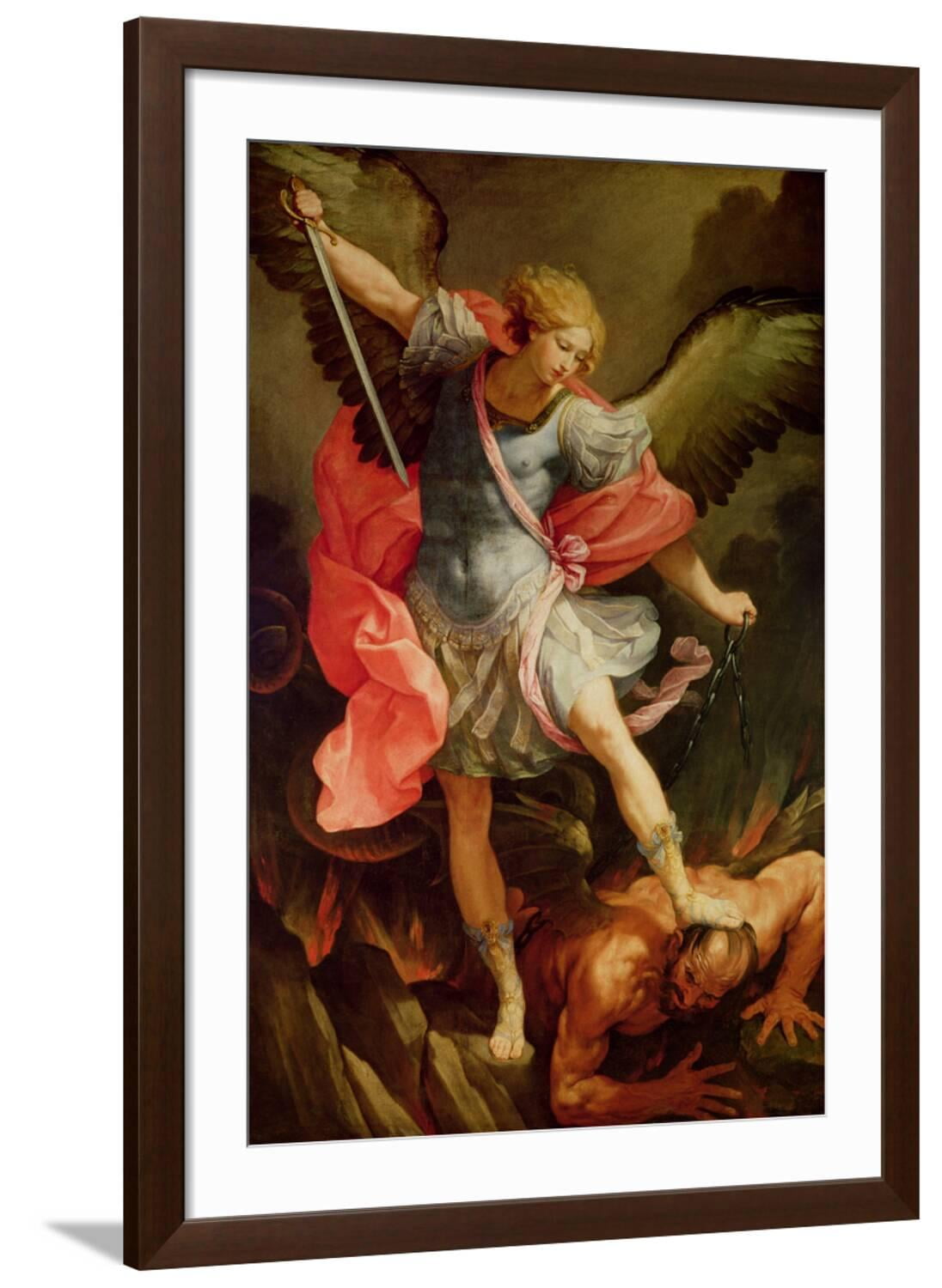 Art.com The Archangel Michael Defeating Satan Giclee Print by Guido ...