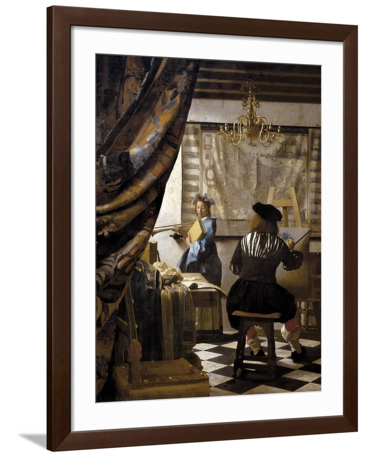Art.com The Artists Studio or the Art of Painting Art Print by Johannes ...