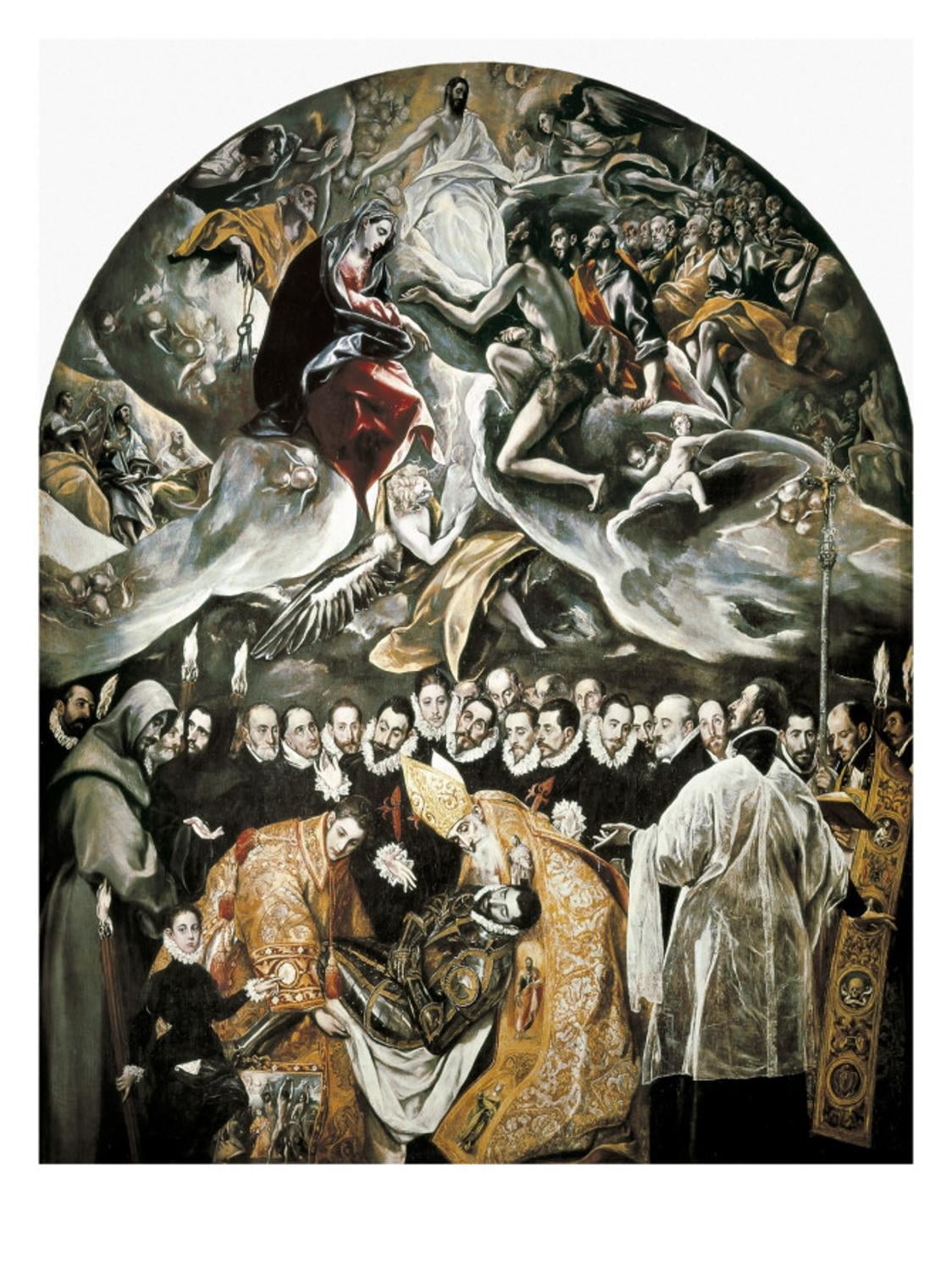 Art.com The Burial of Count Orgaz Art Print by El Greco, 24" x 32 ...