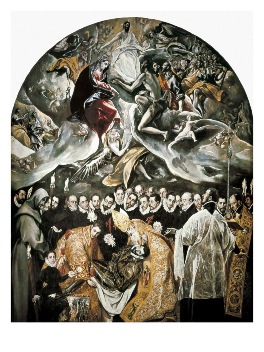 Art.com The Burial of Count Orgaz Art Print by El Greco, 24" x 32 ...