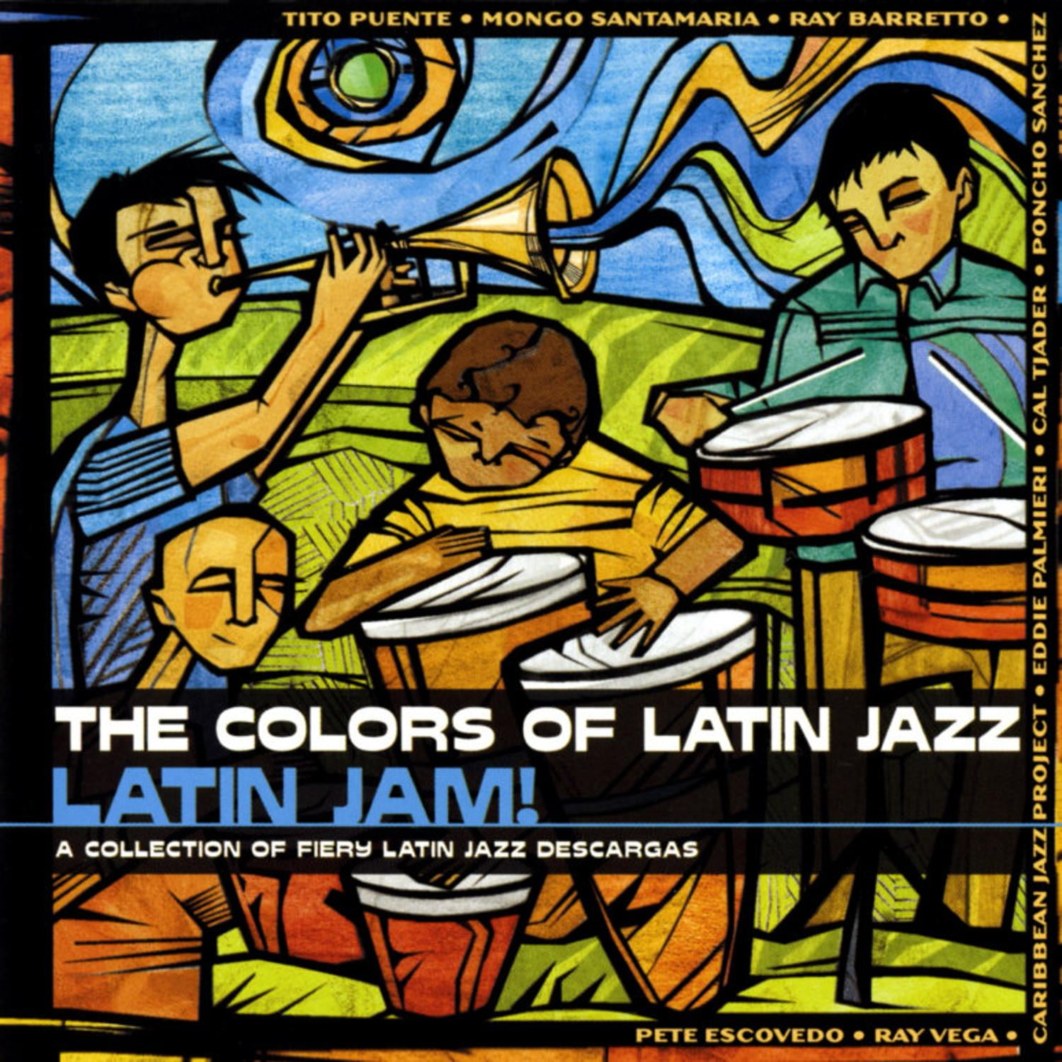Art.com The Colors of Latin Jazz: Latin Jam! Art Print, 30" x 30 ...