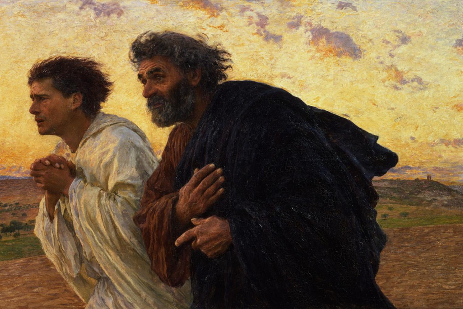 Art.com The Disciples Peter and John Running to Sepulchre on the ...