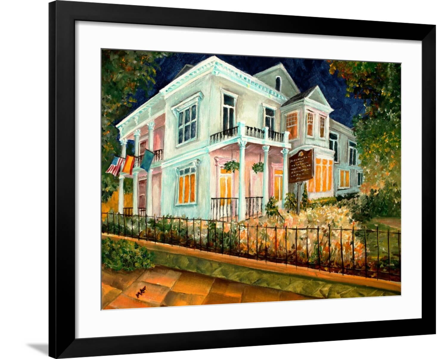 Art.com The Elms Mansion in New Orleans Art Print by Diane Millsap ...