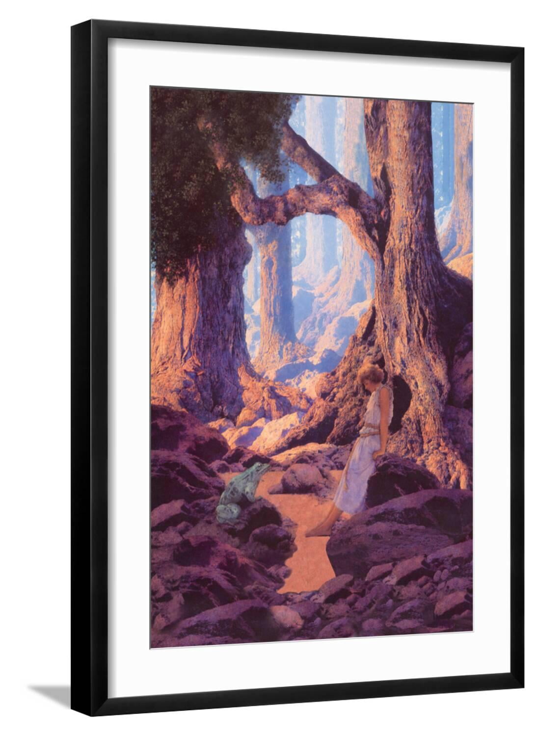 Art.com The Enchanted Prince Art Print by Maxfield Parrish, Black Frame ...