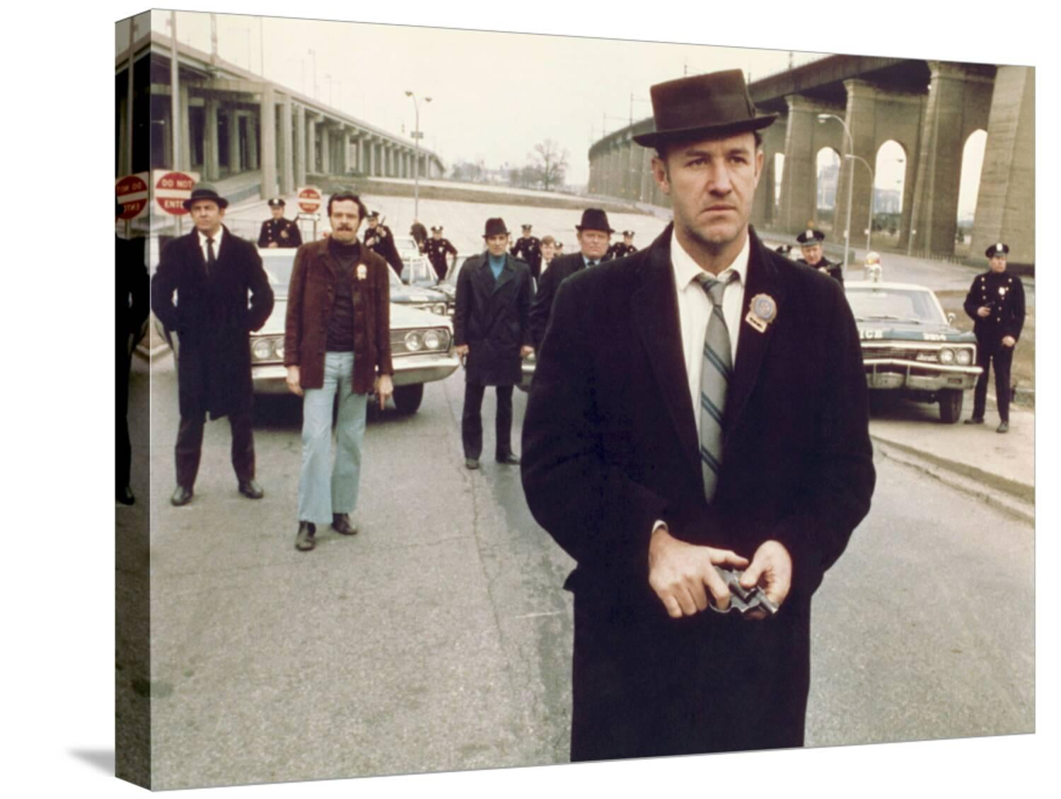 Art.com The French Connection, Gene Hackman, 1971 Stretched Canvas ...