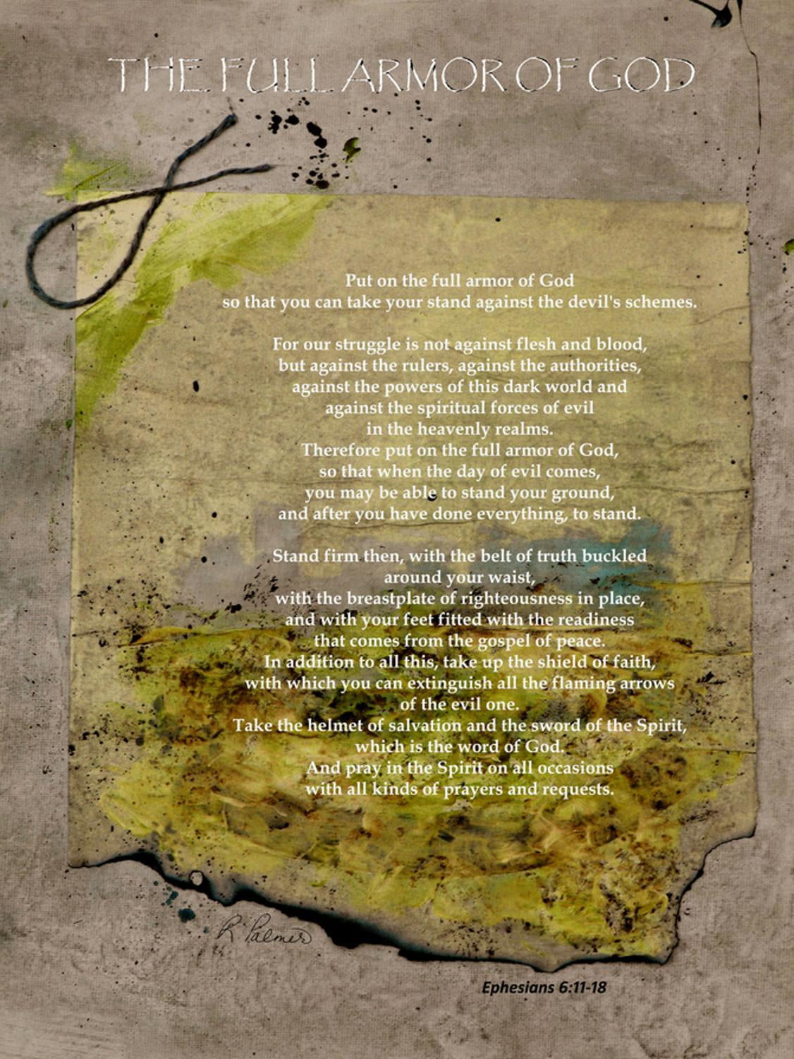 Art.com The Full Armor Of God Art Print by Ruth Palmer, 12" x 16 ...