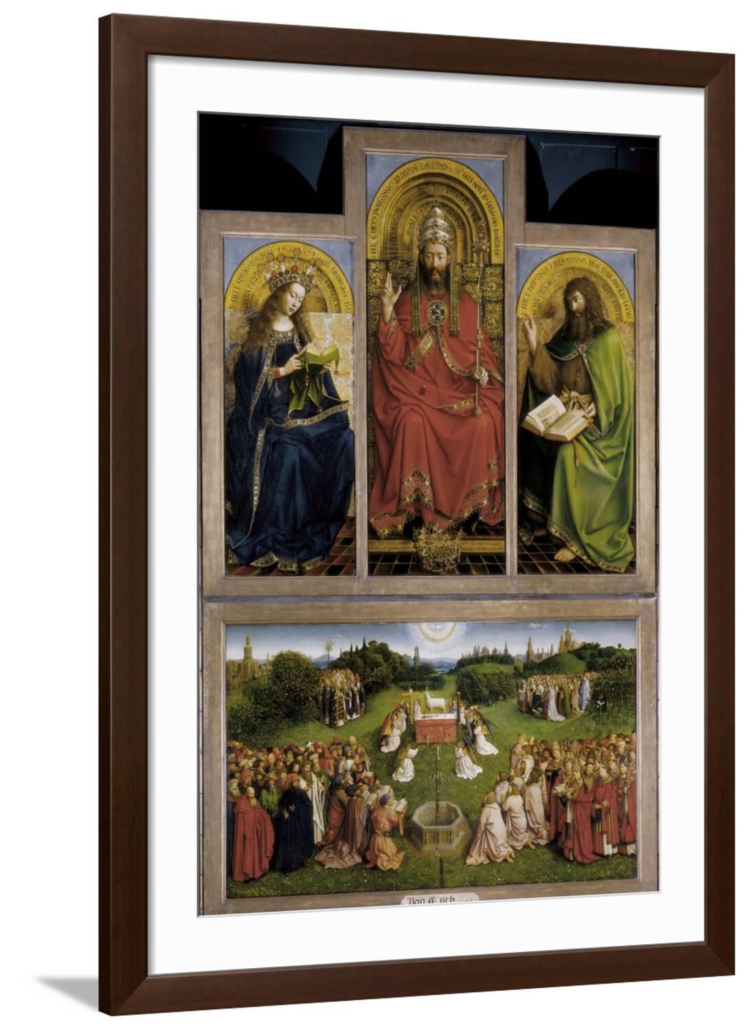 Art.com The Ghent Altarpiece or Adoration of the Mystic Lamb Art Print ...
