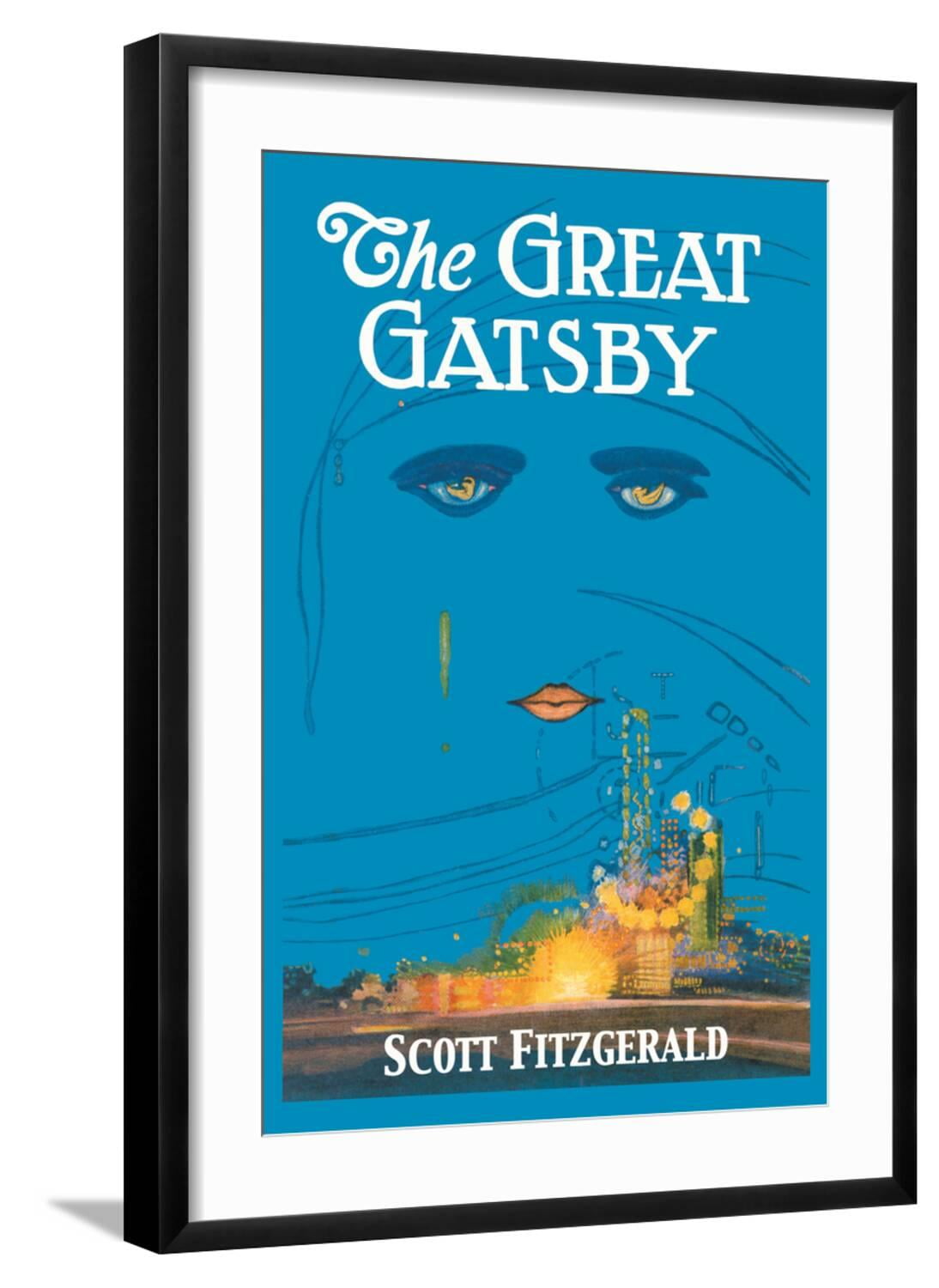 Art.com The Great Gatsby Art Print by Francis Cugat, Black Frame Wall ...