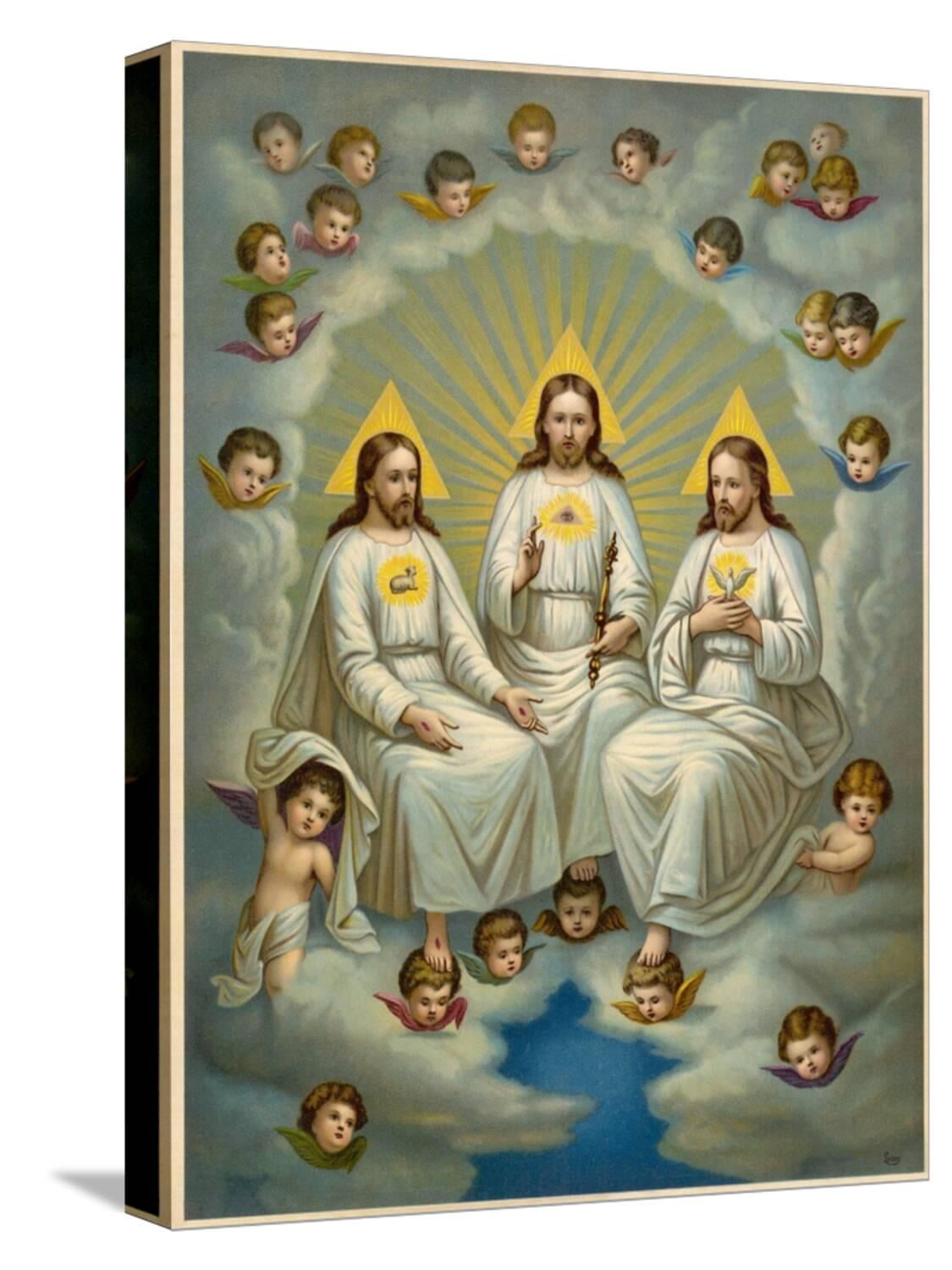 Art.com The Holy Trinity Stretched Canvas Print Wall Art by Leiber, 12 ...