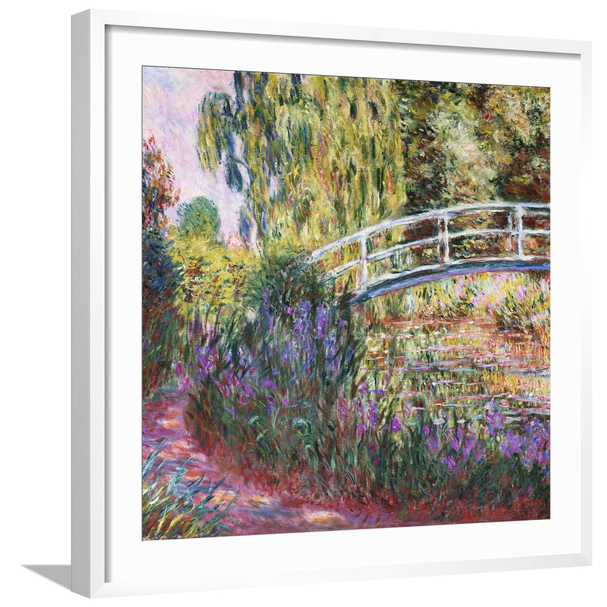 Art.com The Japanese Bridge, Pond with Water Lilies, 1900 Giclee Print ...