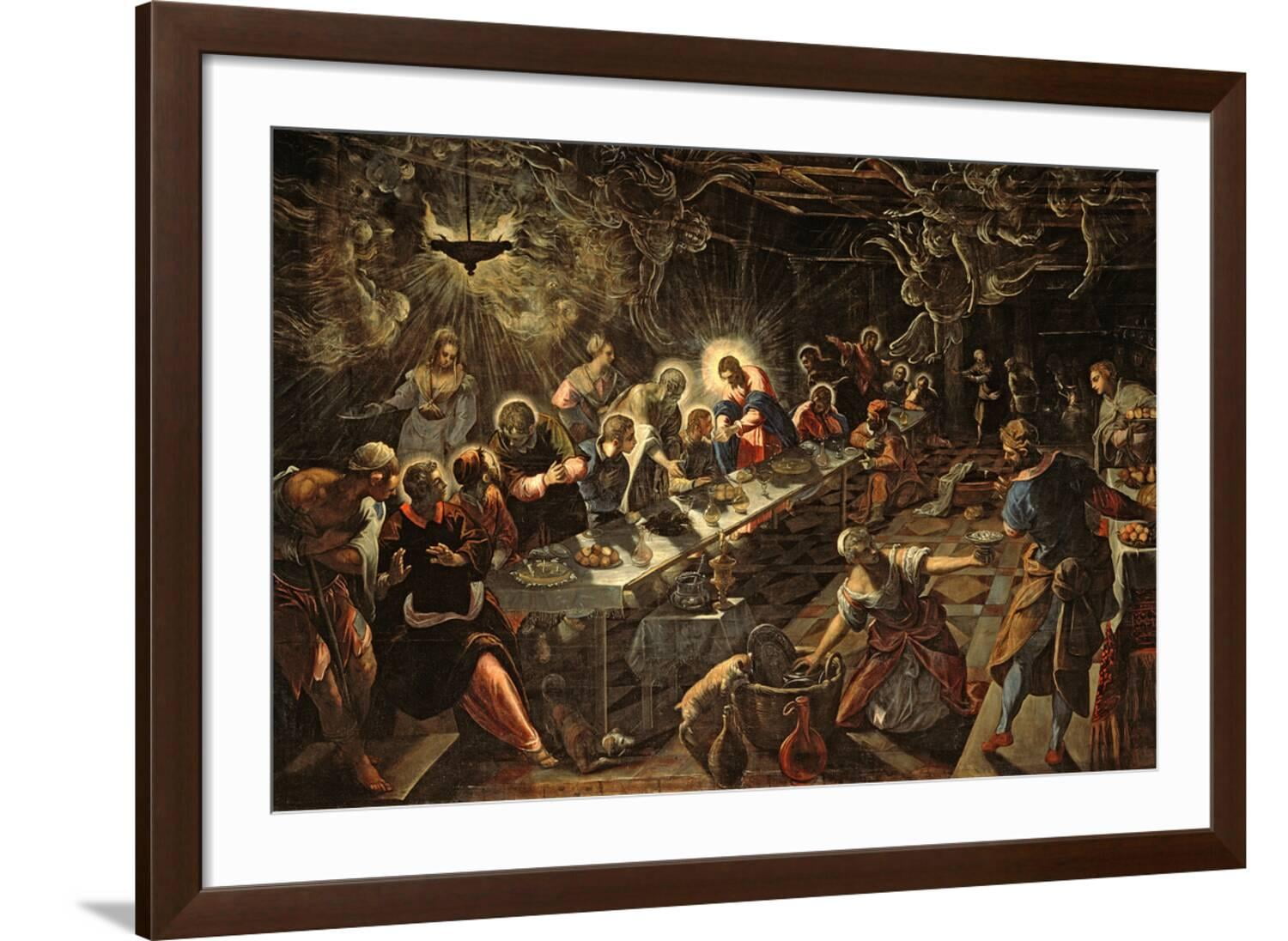 Art.com The Last Supper, 1594 Giclee Print by Jacopo Robusti Tintoretto ...