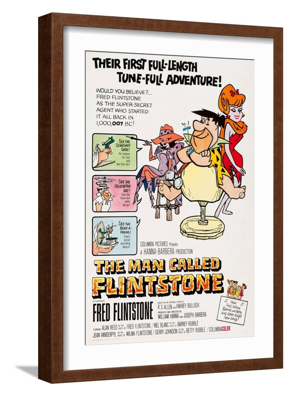 Art.com The Man Called Flintstone Art Print, Brown Frame Wall Art, 17 ...