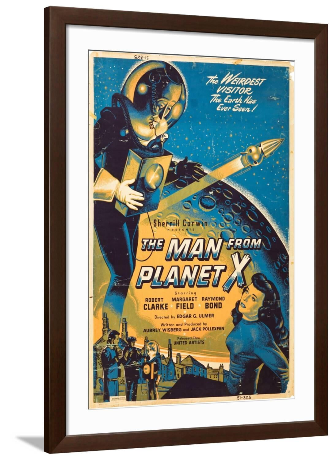Art.com The Man From The Planet X, Pat Goldin, Margaret Field, 1951 Art ...