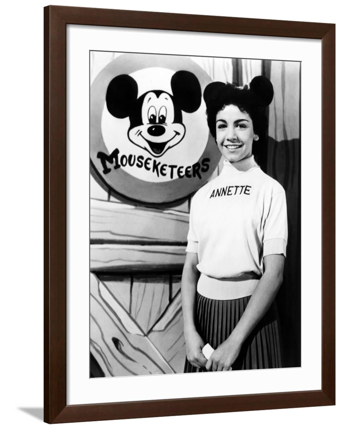Art.com The Mickey Mouse Club, Annette Funicello, 1955-59 Photo, Brown ...