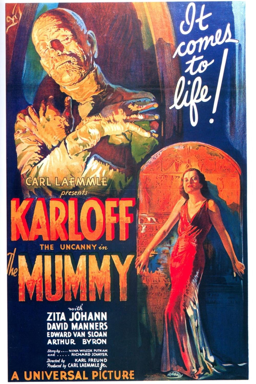 Art.com The Mummy, One Sheet Poster, 1932 Art Print, 24" x 36 ...