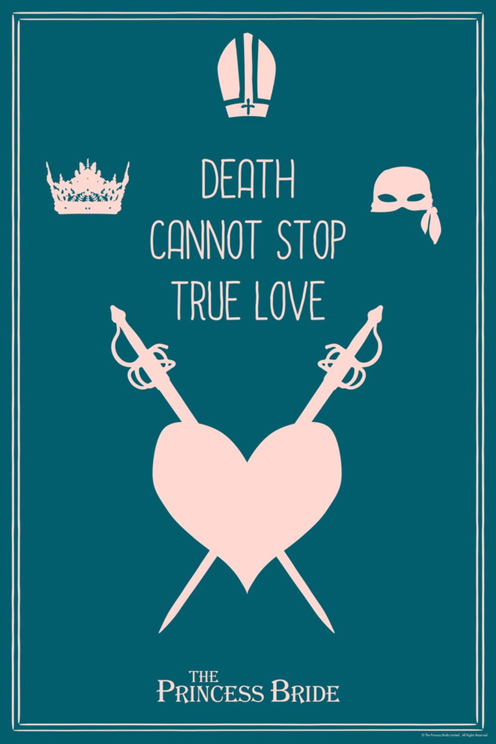 Art.com The Princess Bride - Death Cannot Stop True Love Art Print, 16 ...