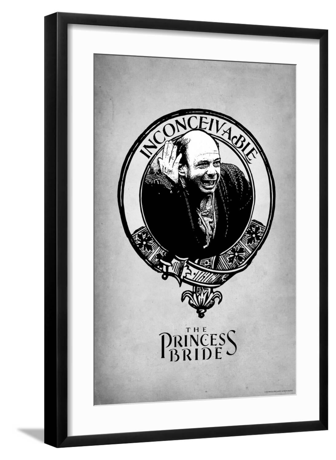 Art.com The Princess Bride - Vizzini Art Print, Black Frame Wall Art ...