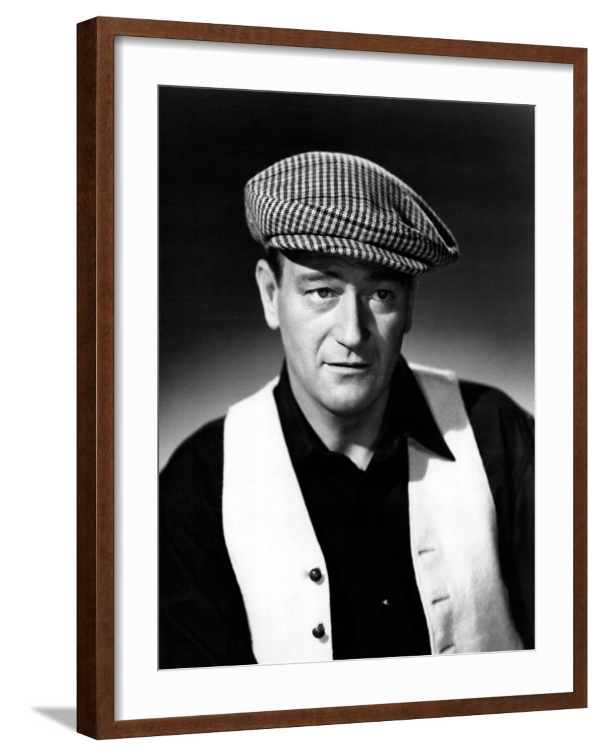 Art.com The Quiet Man, John Wayne, 1952 Photo, Brown Frame Wall Art, 23 ...