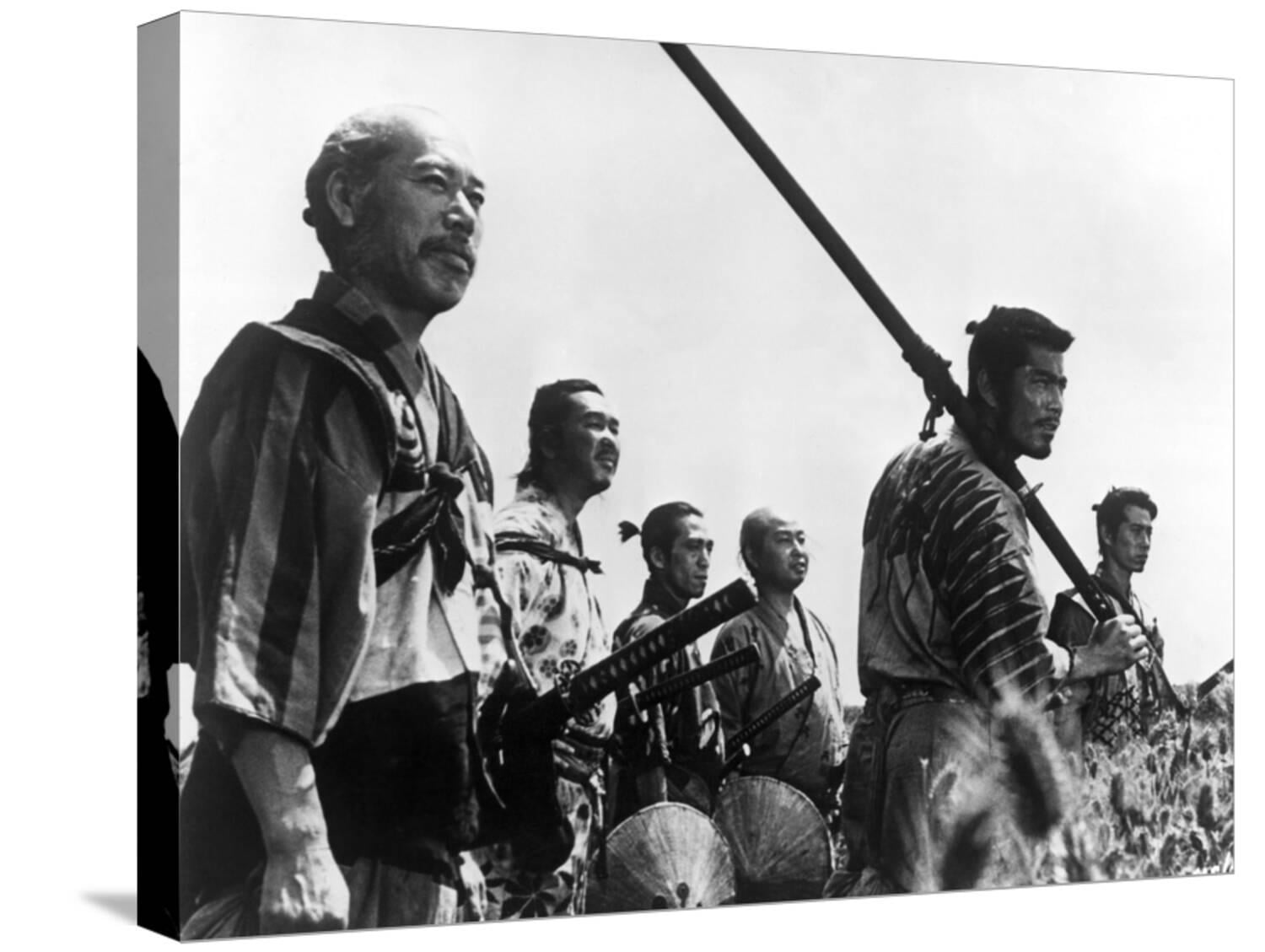 Art.com The Seven Samurai, (aka Shichinin No Samurai), 1954 Stretched ...