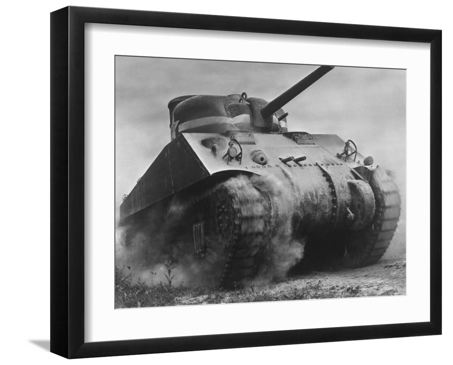 Art.com The Sherman Tank Was the Primary Battle Tank of the U. S. and ...