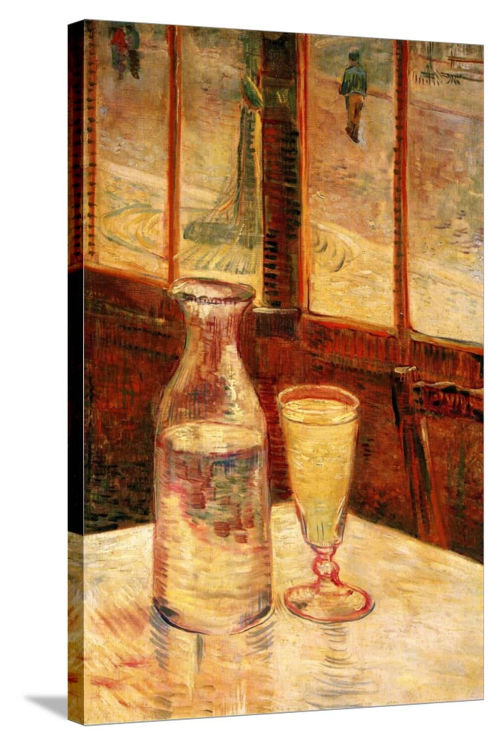 Art.com The Still Life with Absinthe Stretched Canvas Print Wall Art by ...