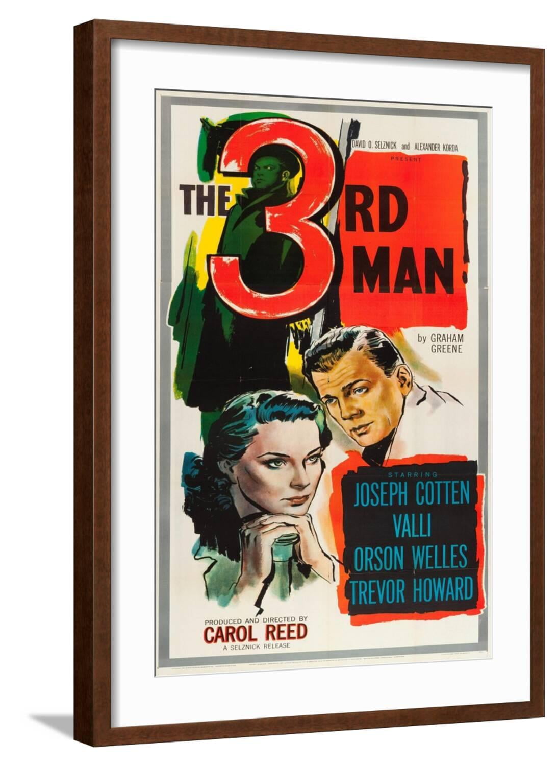 Art.com The Third Man, Alida Valli, Joseph Cotten on US poster art ...