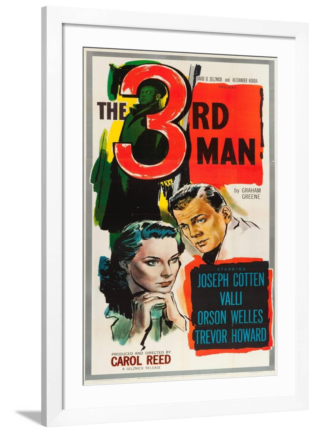 Art.com The Third Man, Alida Valli, Joseph Cotten on US poster art ...