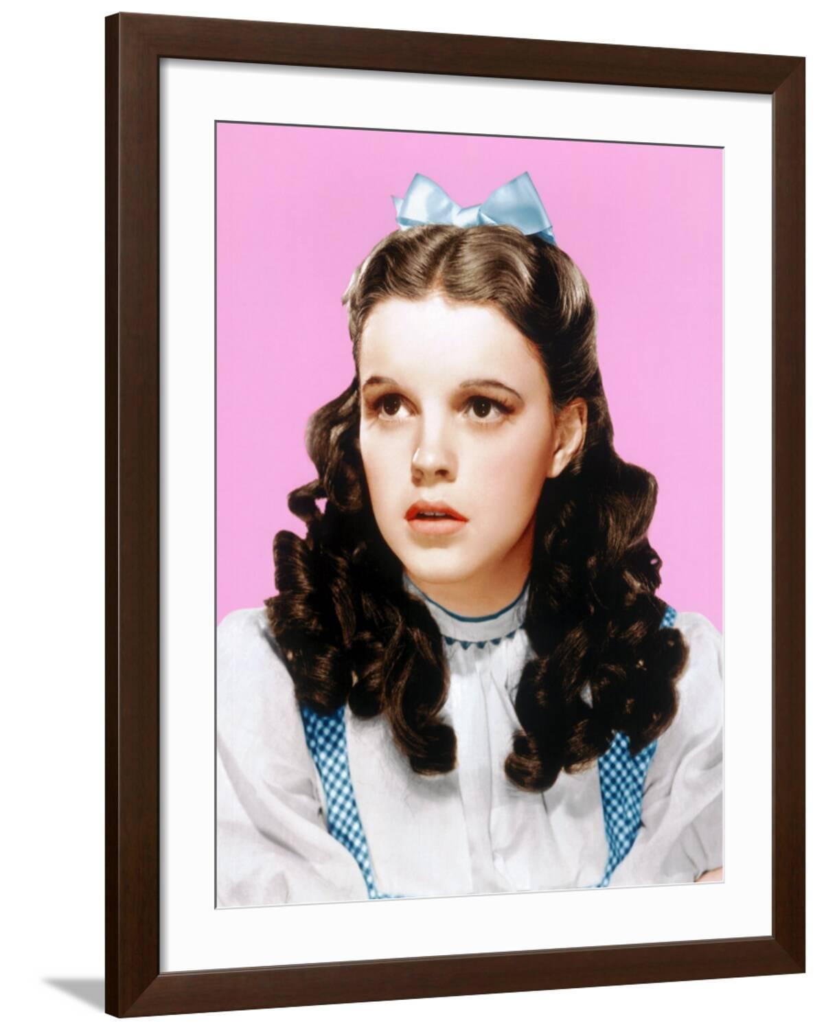 Art The Wizard Of Oz Judy Garland 1939 Photo Brown Frame Wall art-the-wizard-of-oz-judy-garland-1939-photo-brown-frame-wall