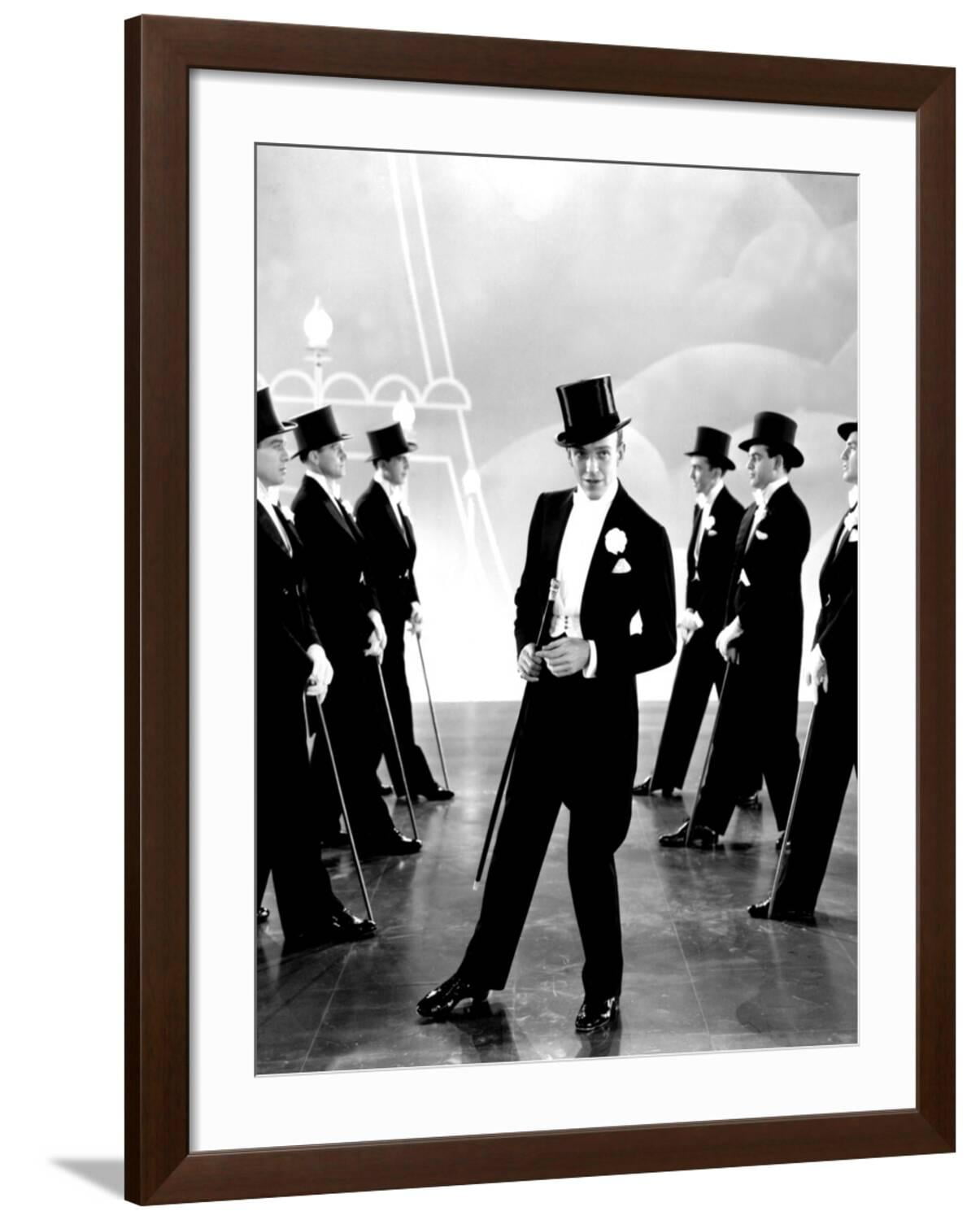 Art.com Top Hat, Fred Astaire, 1935 Photo, Brown Frame Wall Art, 32" x ...