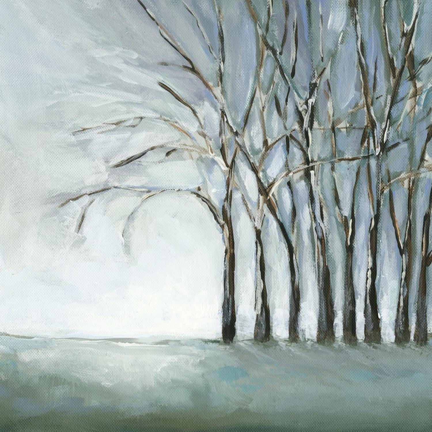 Art.com Tree in Winter Art Print by Christina Long, 24" x 24" - Walmart.com