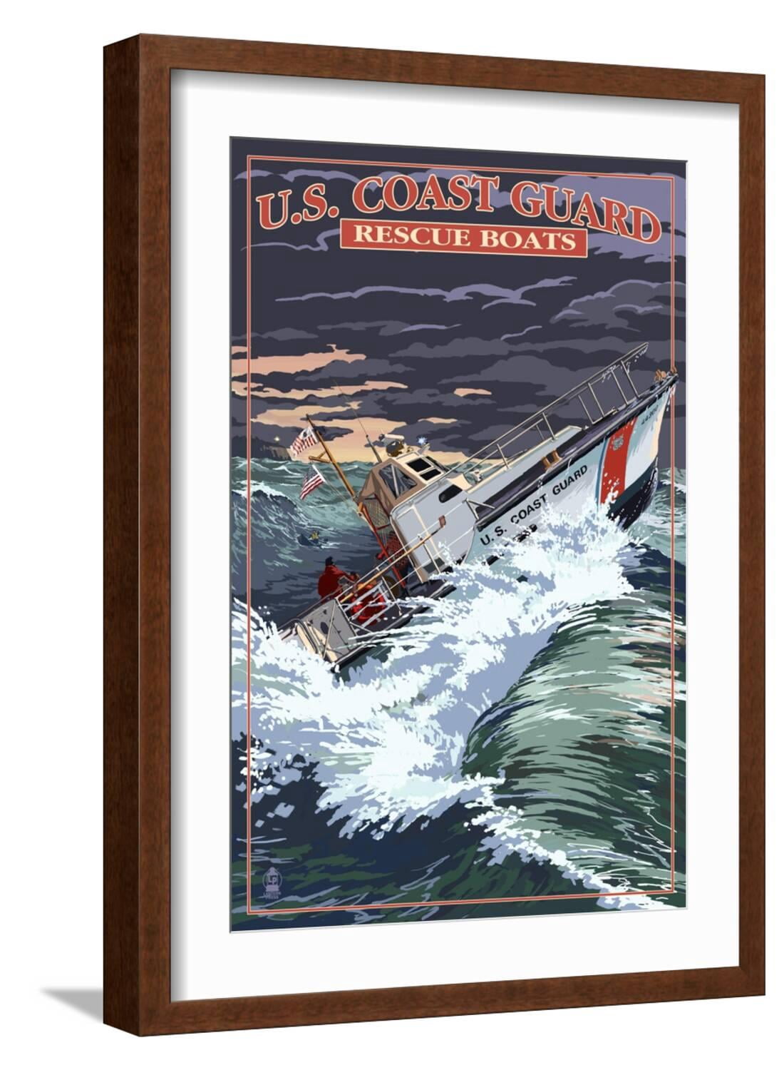 Art.com U.S. Coast Guard - 44 Foot Motor Life Boat Art Print by Lantern ...