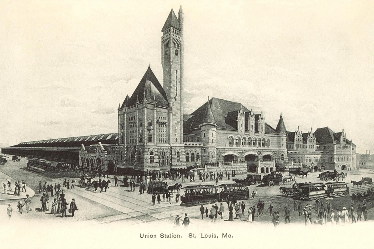 Art.com Union Station, St. Louis, Missouri Art Print, 36" x 24 ...