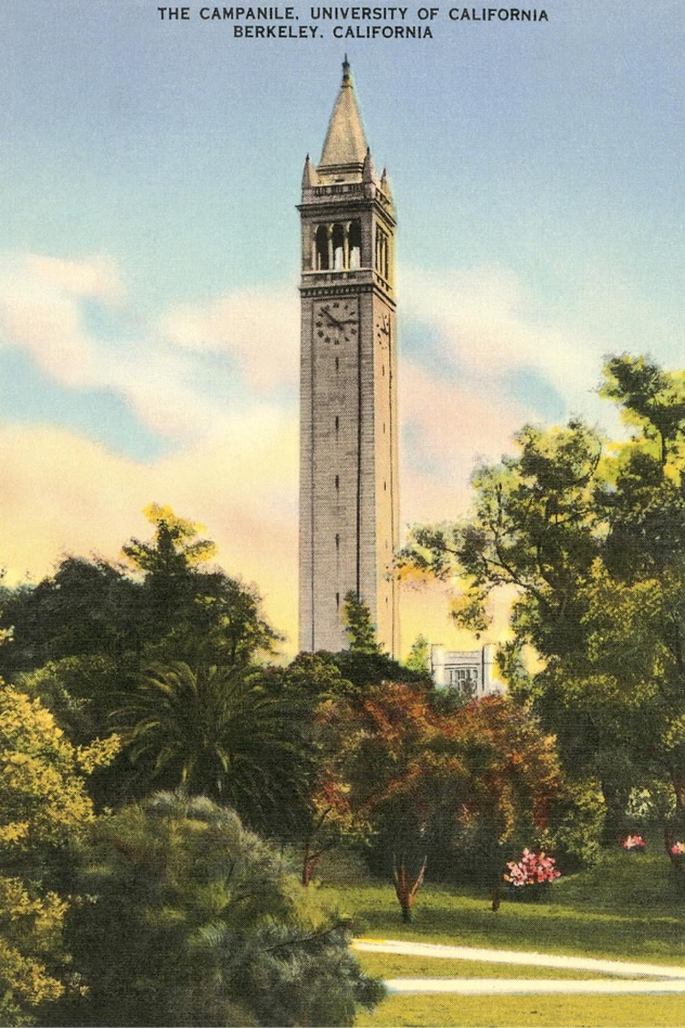 Art.com University Campanile, Berkeley, California Art Print, 16" x 24 ...