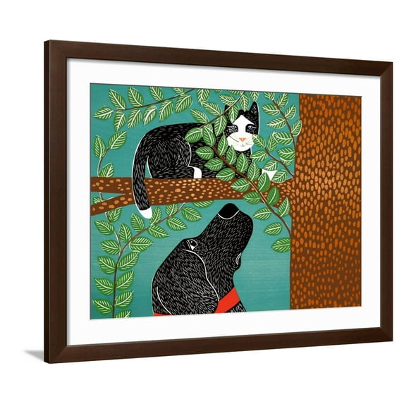Art.com Up A Tree Black Cat Black Dog Giclee Print by Stephen Huneck ...