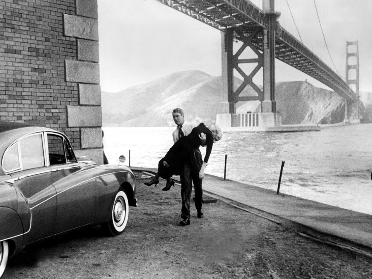 Art.com Vertigo, James Stewart, Kim Novak, 1958 Photo, 32" x 24 ...