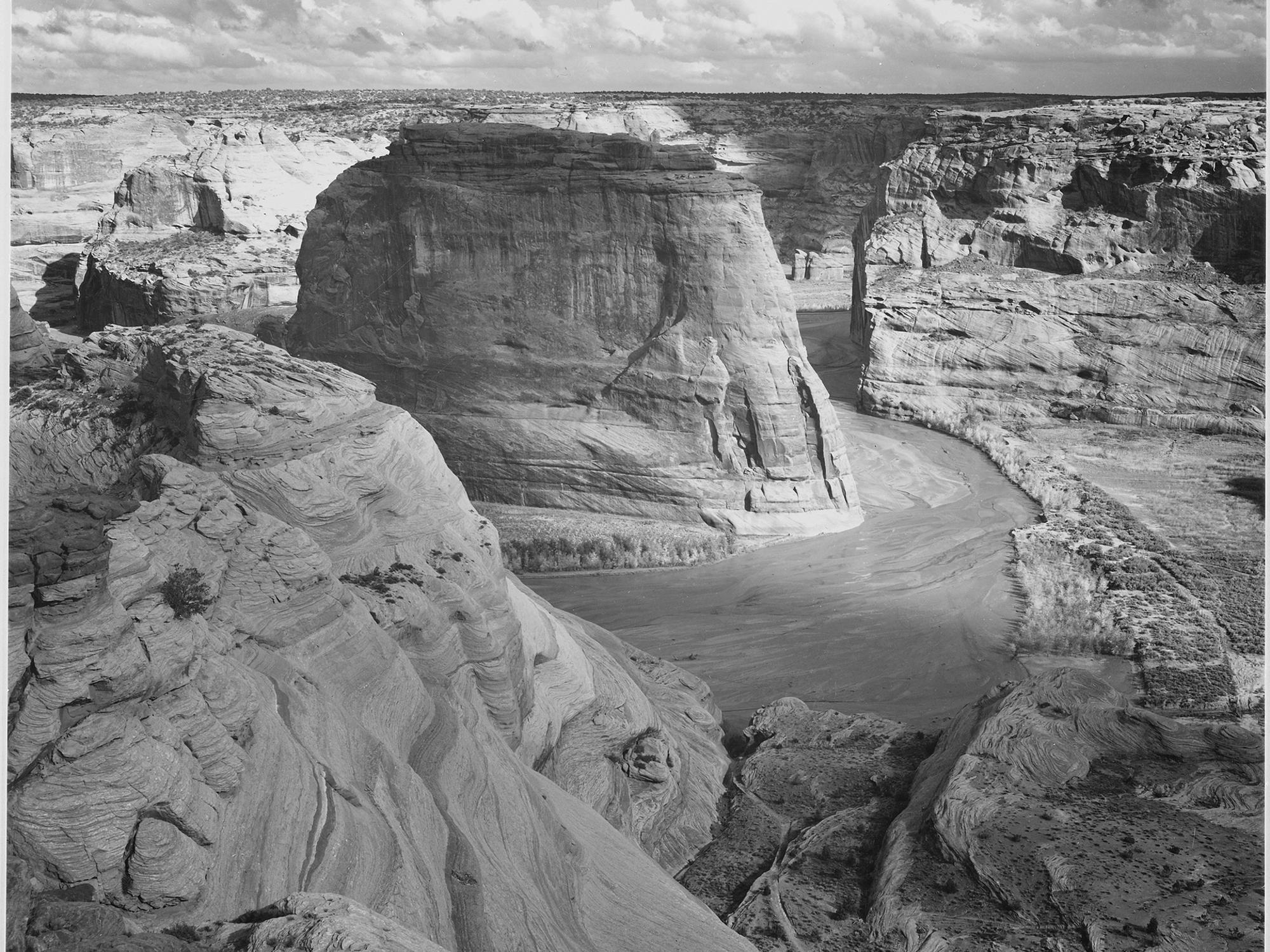 Art.com View Of Valley From Mountain Canyon De Chelly National Monument Arizona. 1933-1942 Art ...