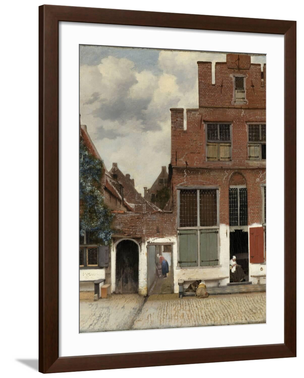 Art.com View of Houses in Delft, known as the Little Street Art Print ...