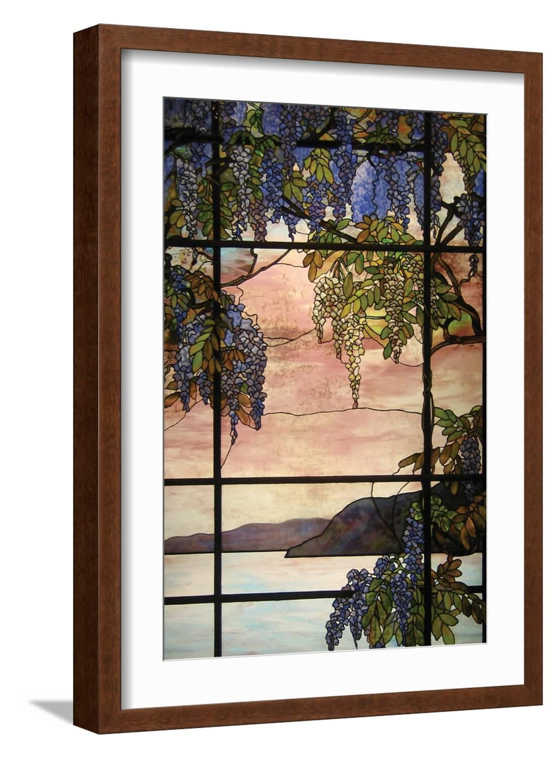 Art.com View of Oyster Bay Art Print by Louis Comfort Tiffany, Brown ...