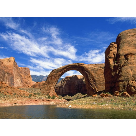 Art.com View of Rainbow Bridge, Lake Powell, Utah, USA Photographic ...