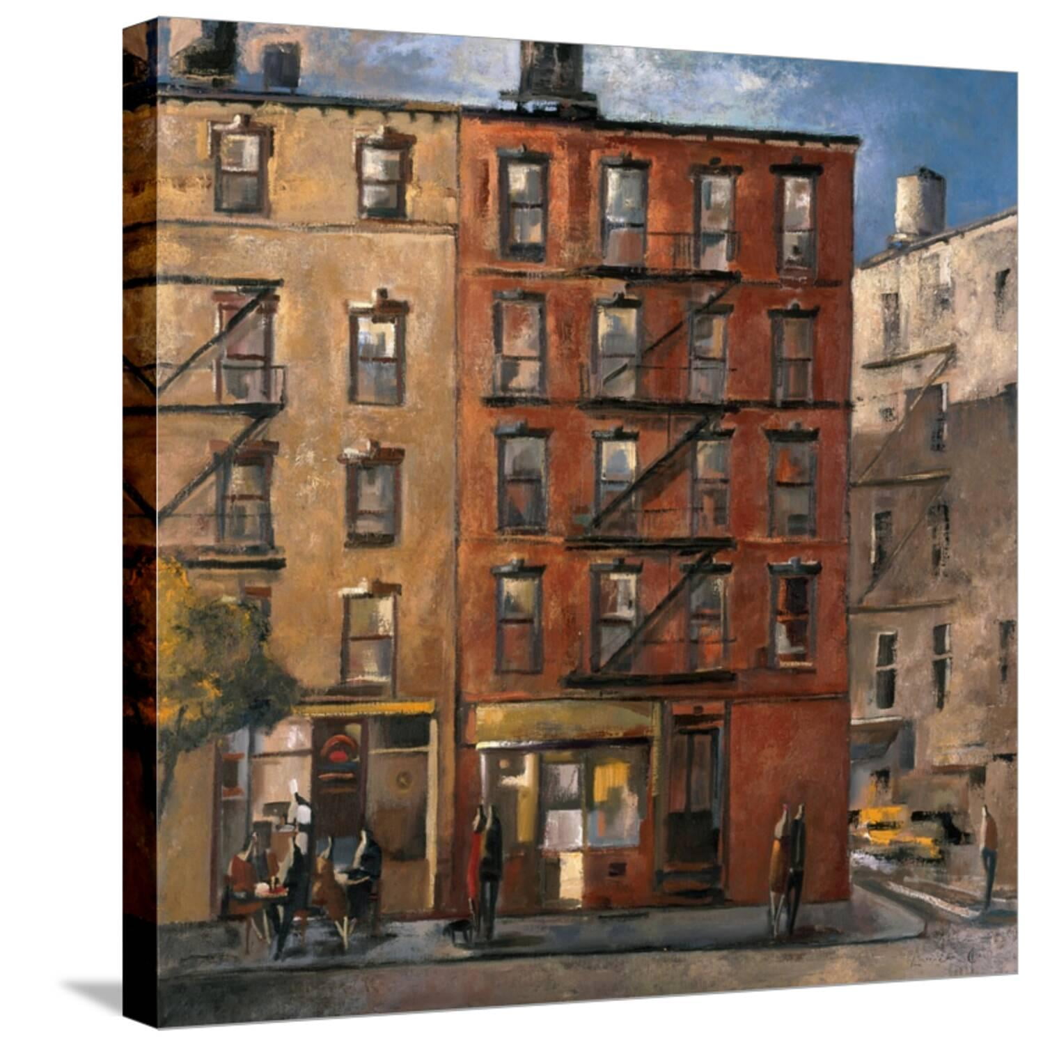 Art.com Village Stretched Canvas Print Wall Art by Didier Lourenco, 24 ...