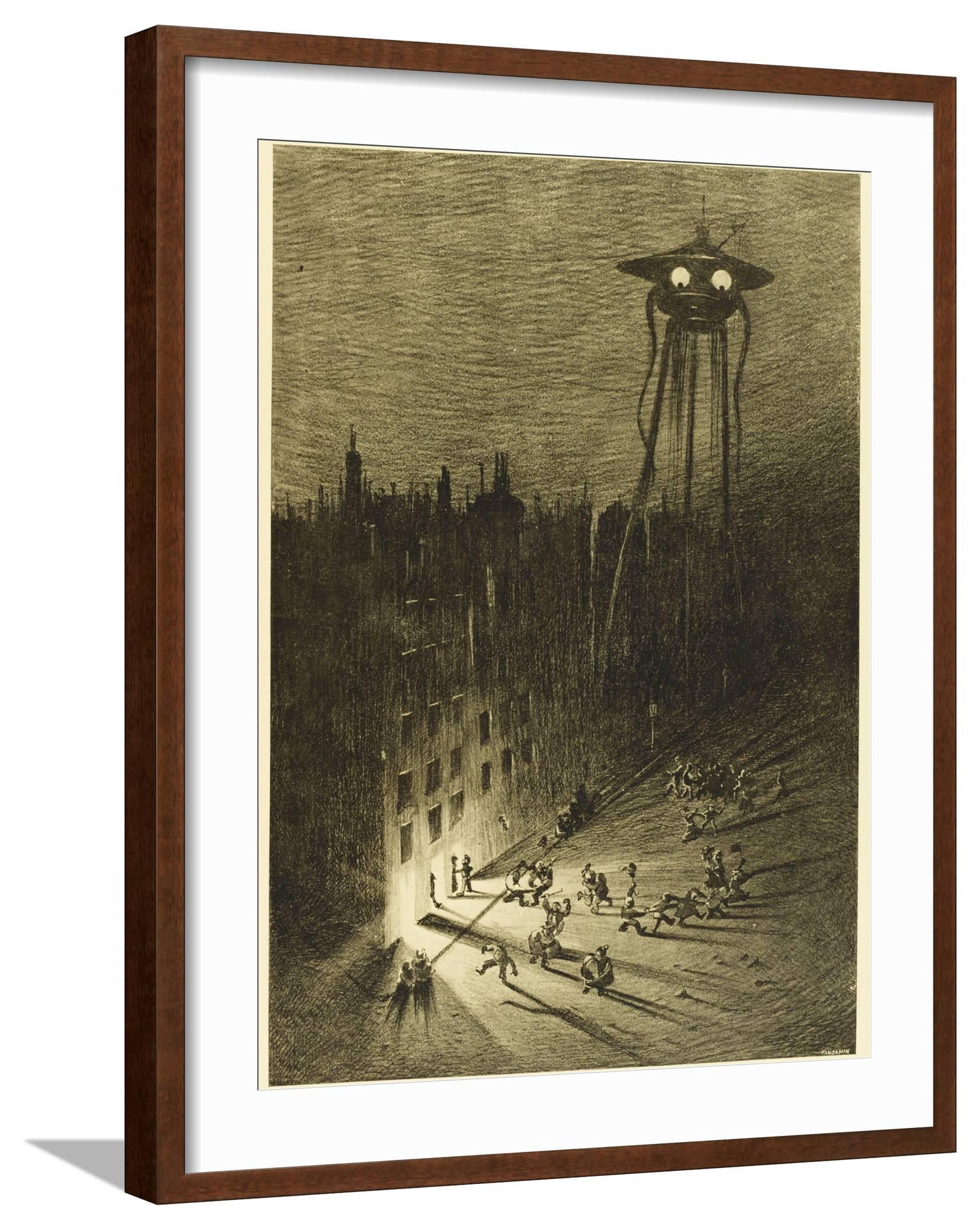 Art.com The War of the Worlds, a Martian Machine Contemplates the ...