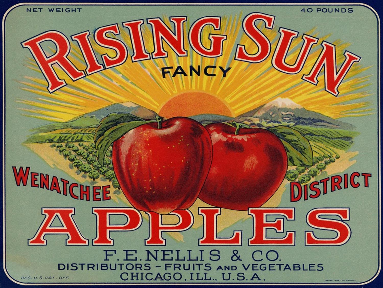 Art.com Warshaw Collection of Business Americana Food; Fruit Crate ...