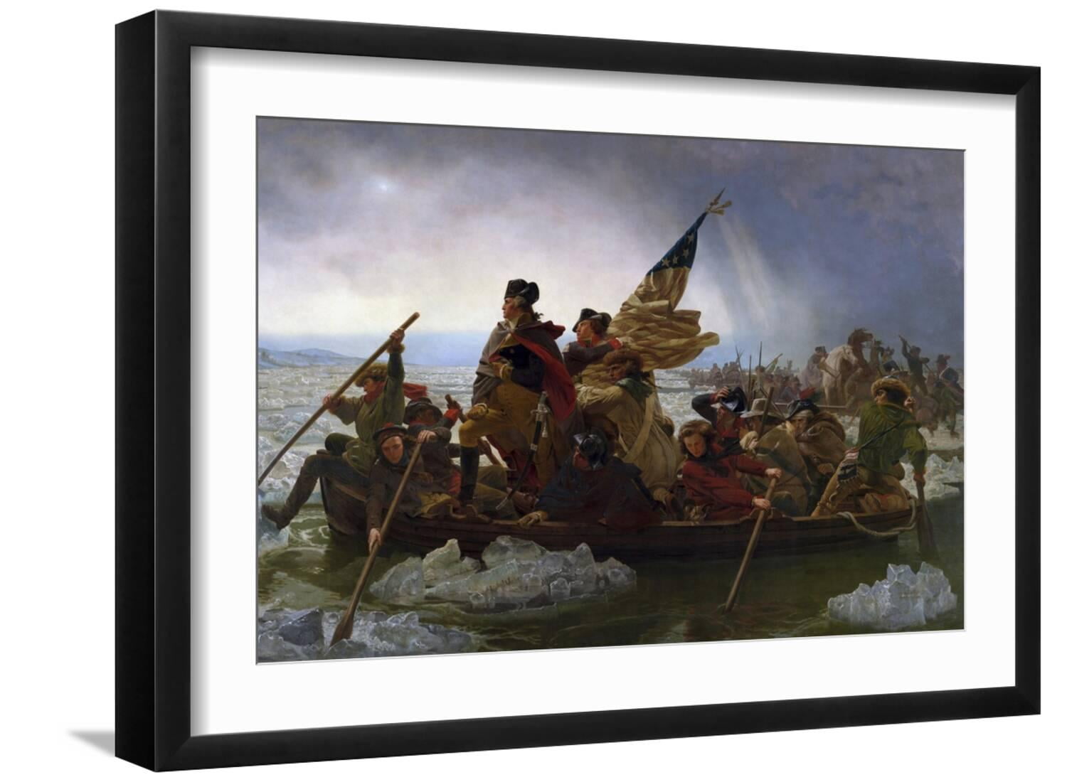 Art.com Washington Crossing the Delaware Art Print by Emanuel Leutze ...