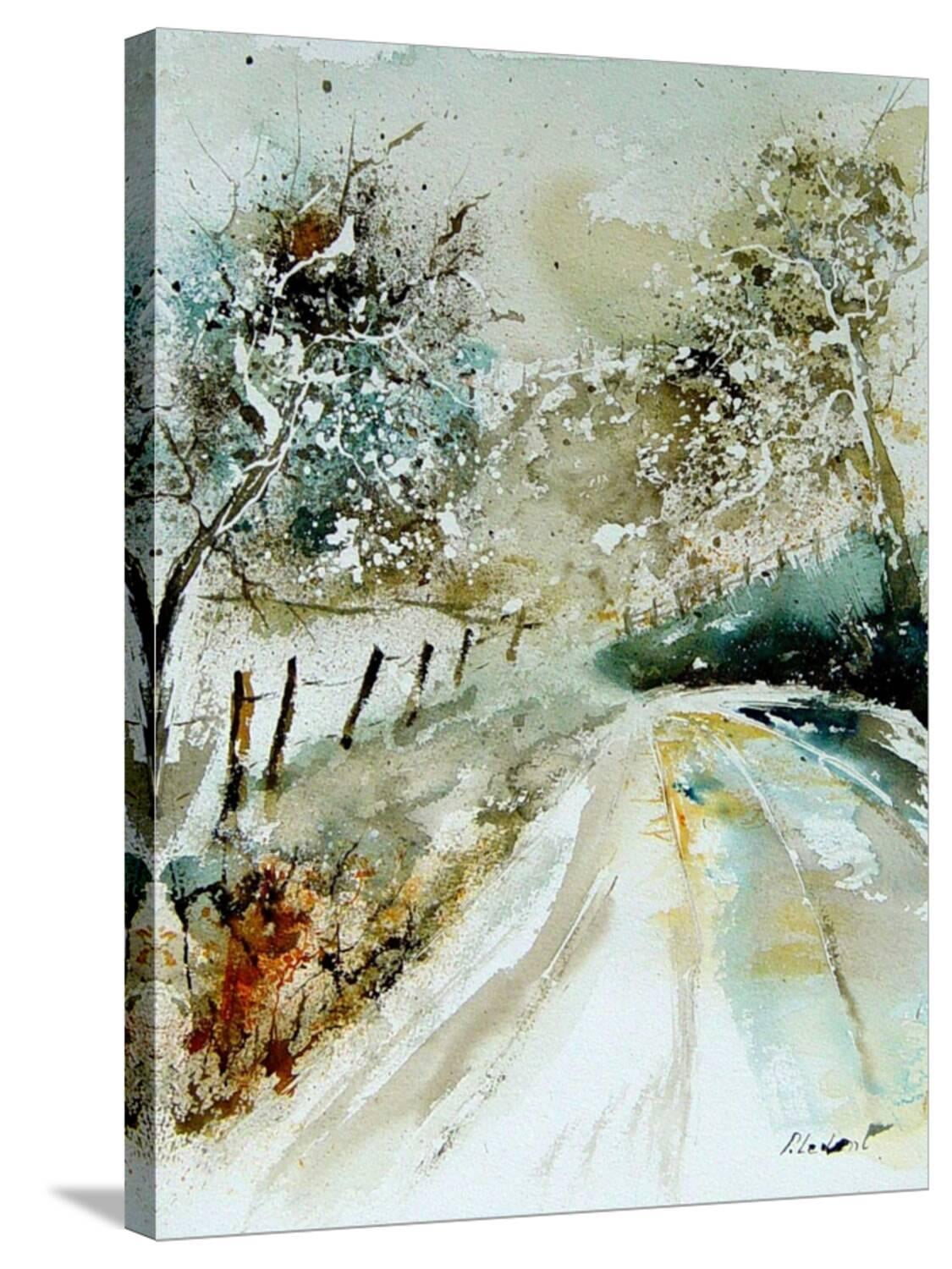 Art.com Watercolor 010604 Stretched Canvas Print Wall Art by Pol Ledent ...