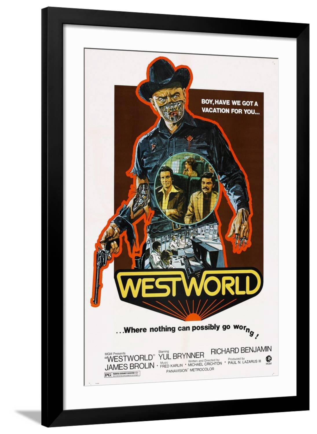 Art.com Westworld, Yul Brynner, James Brolin, Richard Benjamin, 1973 ...
