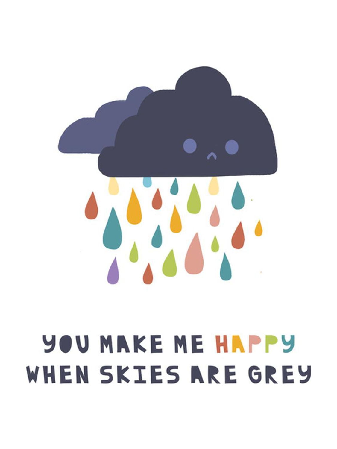 Art.com When Skies Are Grey Art Print by Kindred Sol Collective, 18" x ...