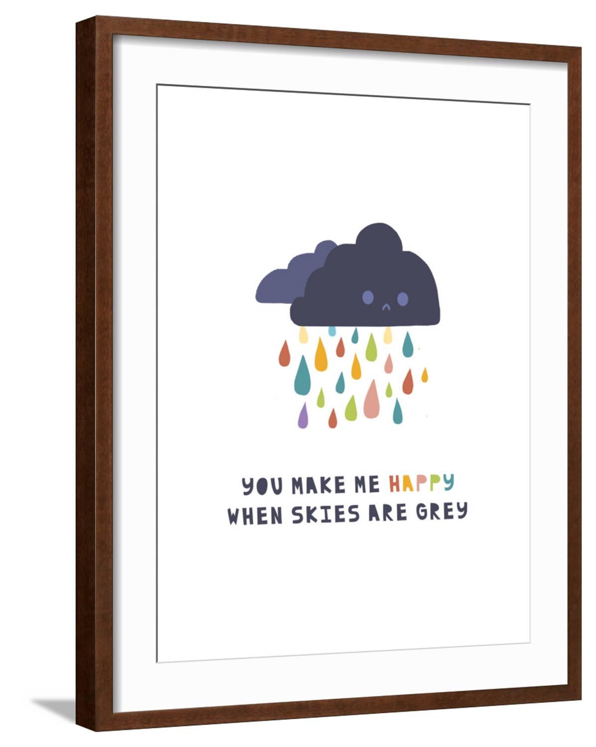 Art.com When Skies Are Grey Art Print by Kindred Sol Collective, Brown ...