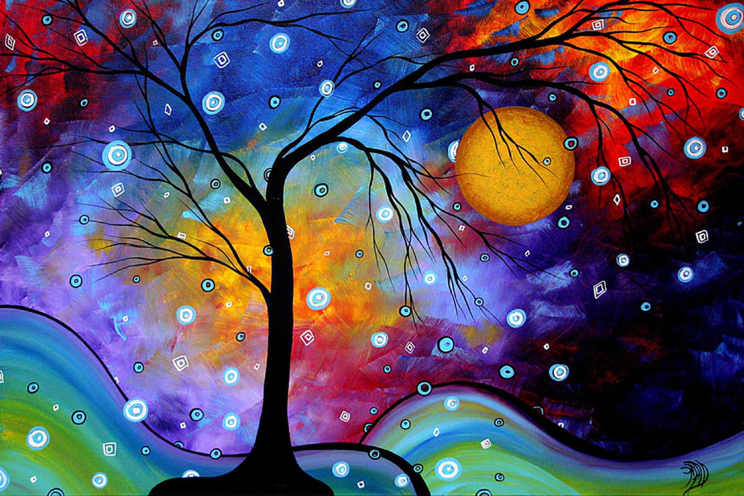 Art.com Winter Sparkle Art Print by Megan Aroon Duncanson, 24" x 16 ...